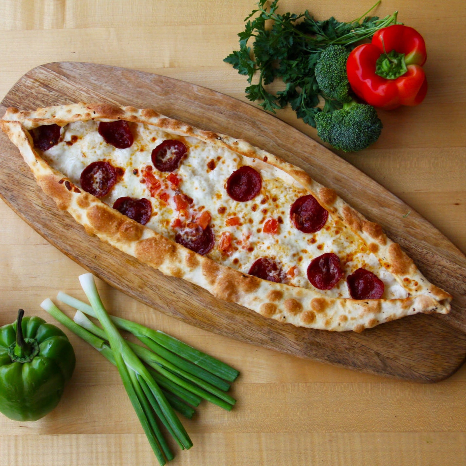 Pepperoni Pide | Miss Cafe